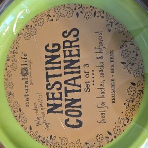 NATURAL LIFE | Kitchen | Natural Life Lime Green Nesting Containers ...